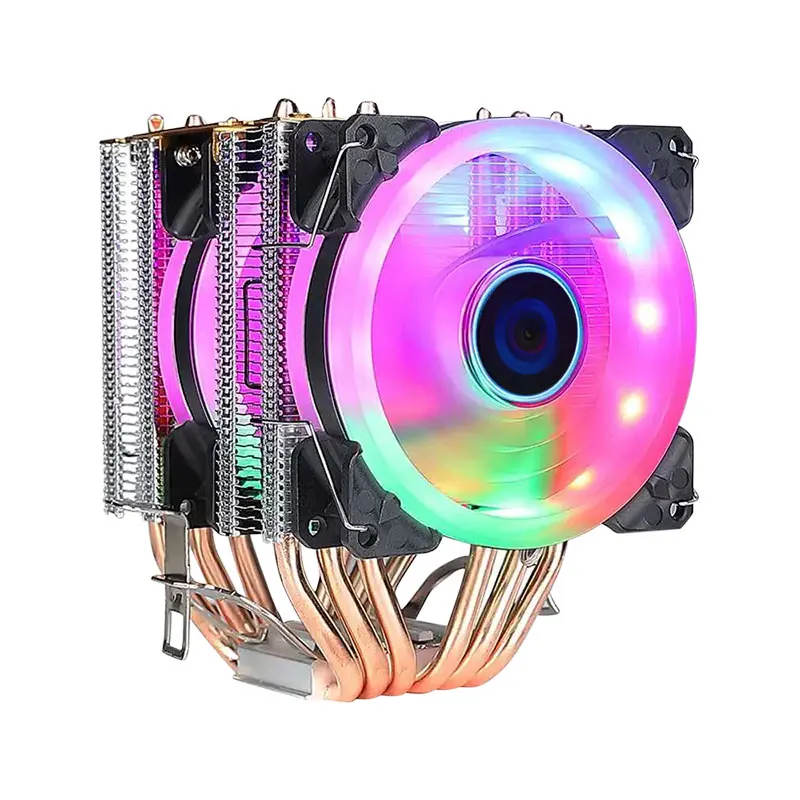 CPU Cooler RGB 6 Heat Pipes Computer Cpu Fan for Pc Processor LGA 2011 ...