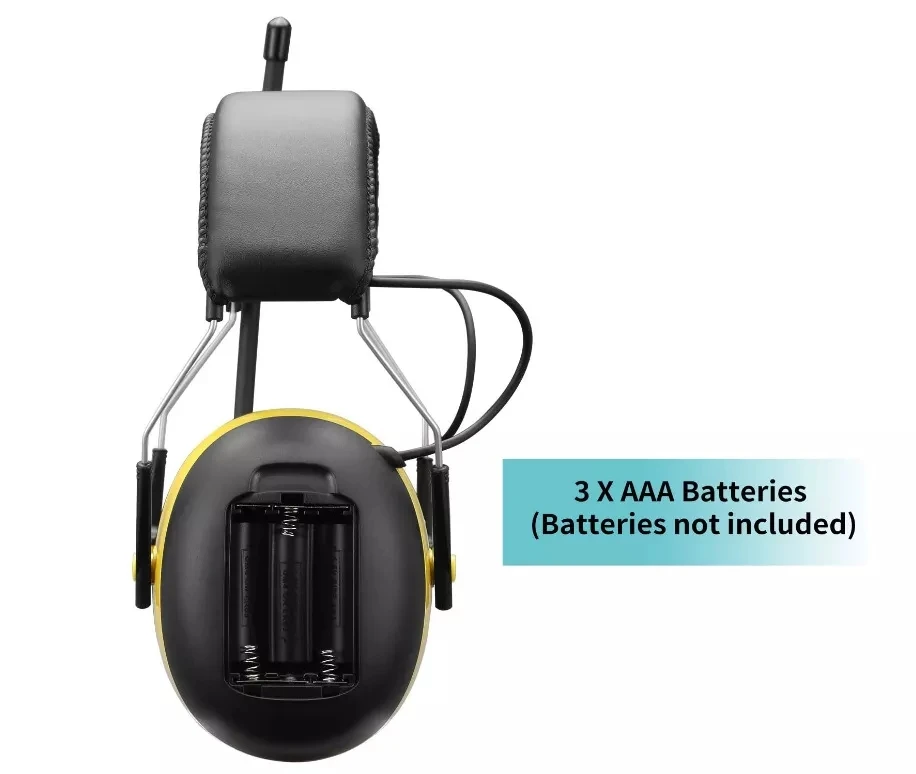 Tactical Electronic Earmuffs with AM FM Radio - 30db NRR