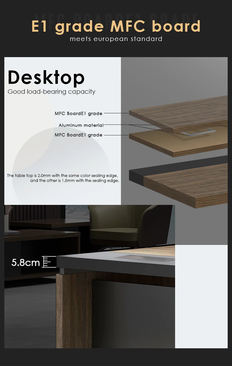 Modern Design Executive Office Furniture Work Office Desk Office ...