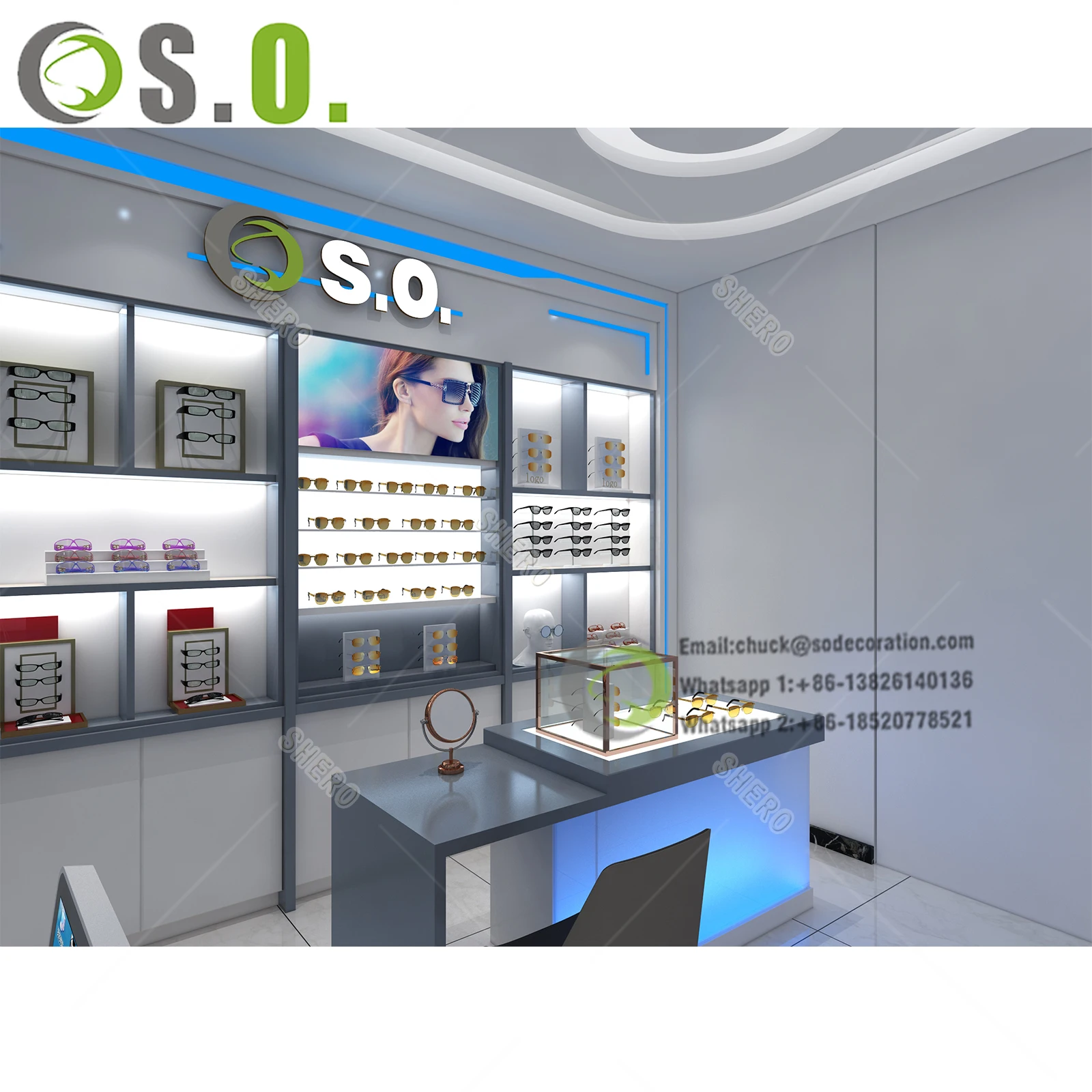 Advanced Pedestrian Street Store Display Stand Sun Eye Shop Shopping ...