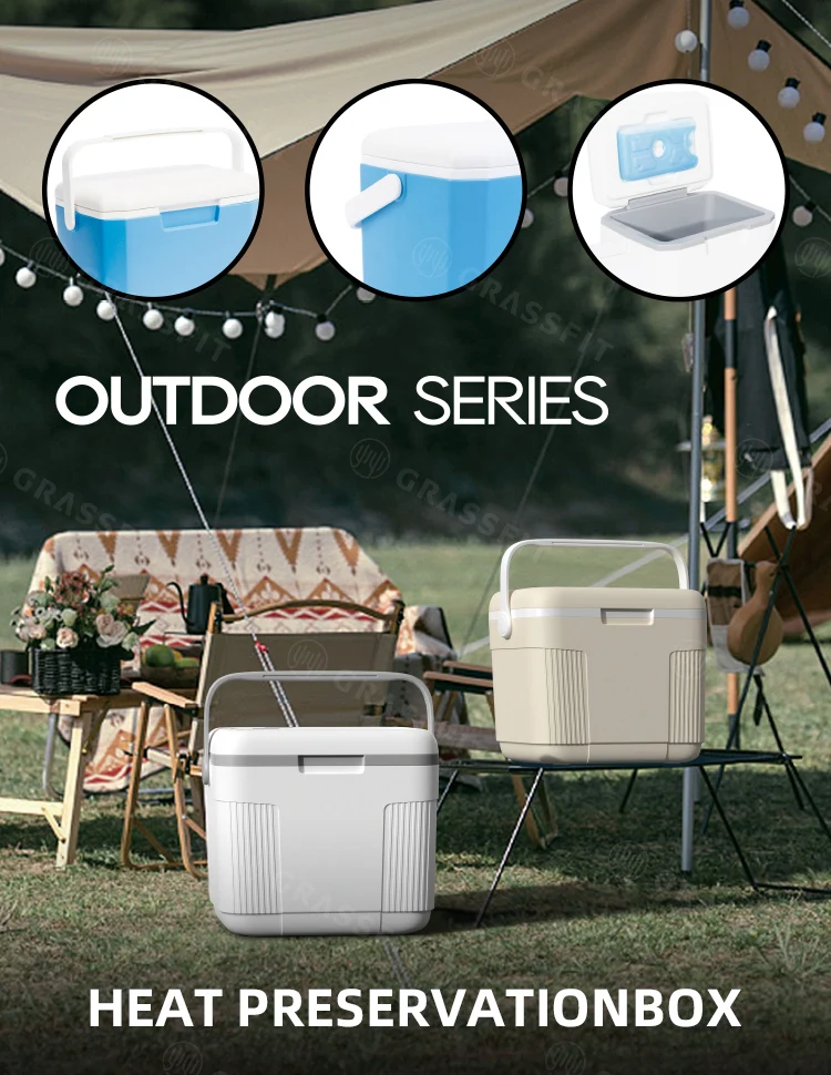 26l 28qt Pu Ice Cooler Box Leak Proof High Capacity Hard Cooler Outdoor ...