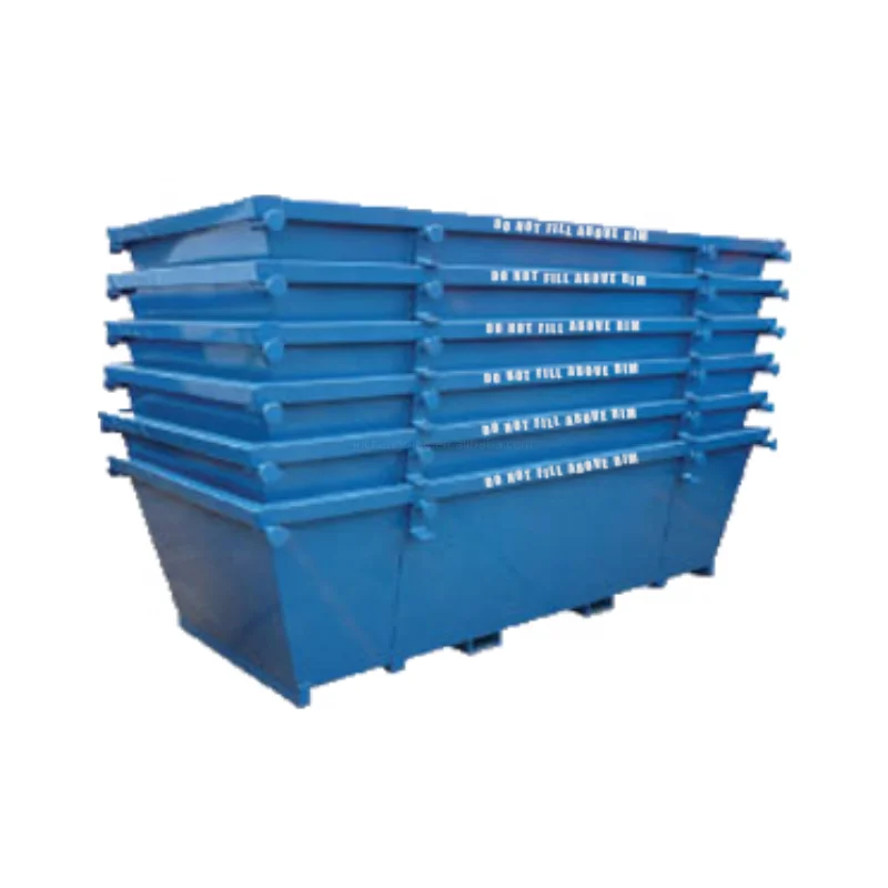 1.5m Recycling Trailer Skip Bins Crane Trash Skip - Buy Outdoor Metal ...