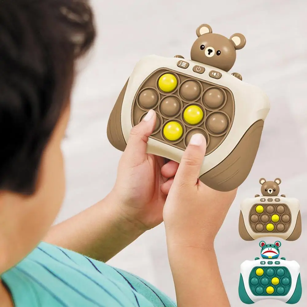 Sanrioed Anime Cinnamoroll Kuromi Quick Push Game Console Stress Toy