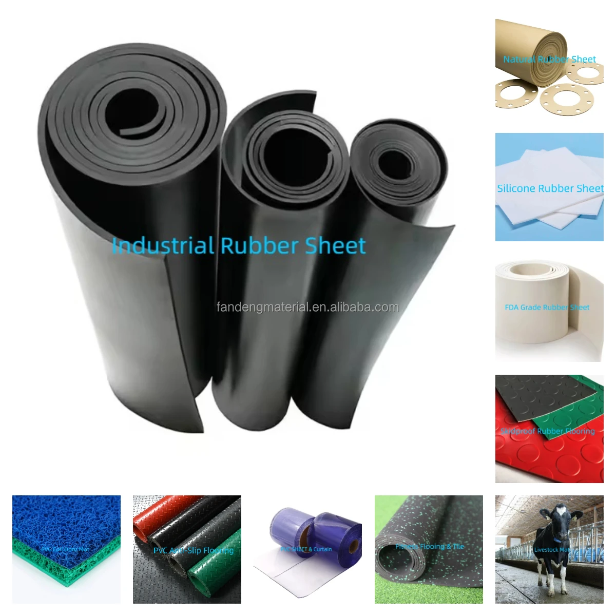70 SHORE FKM FPM Fluoroelastomer FKM Rubber Sheet Vitons Black Rubber ...