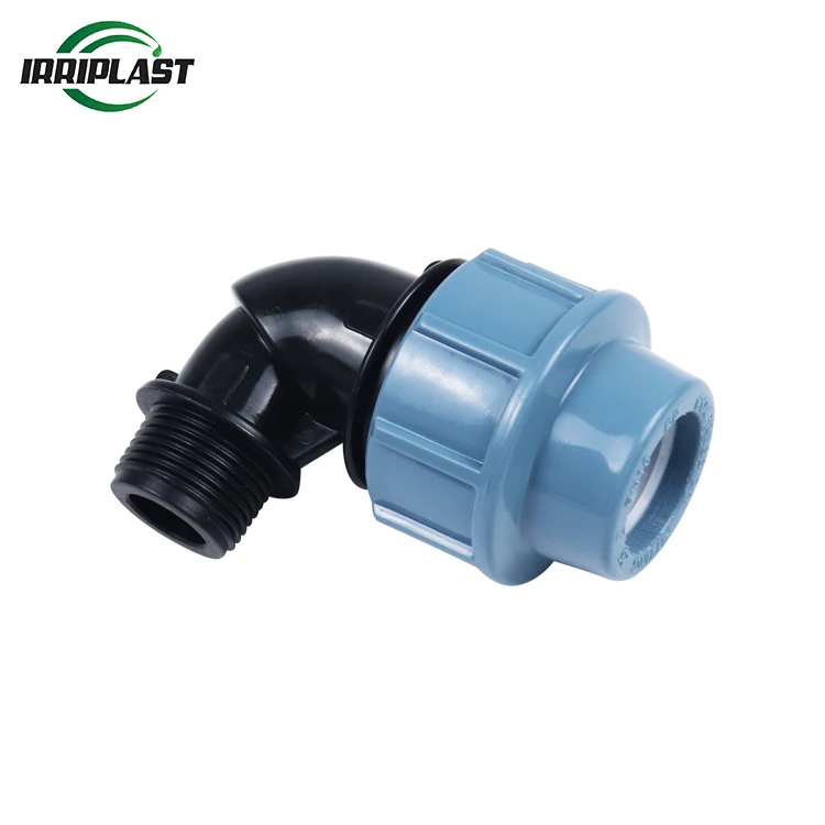 Hdpe Plastic Water Pipe Quickly Fitting Pp Compression Fitting Male ...