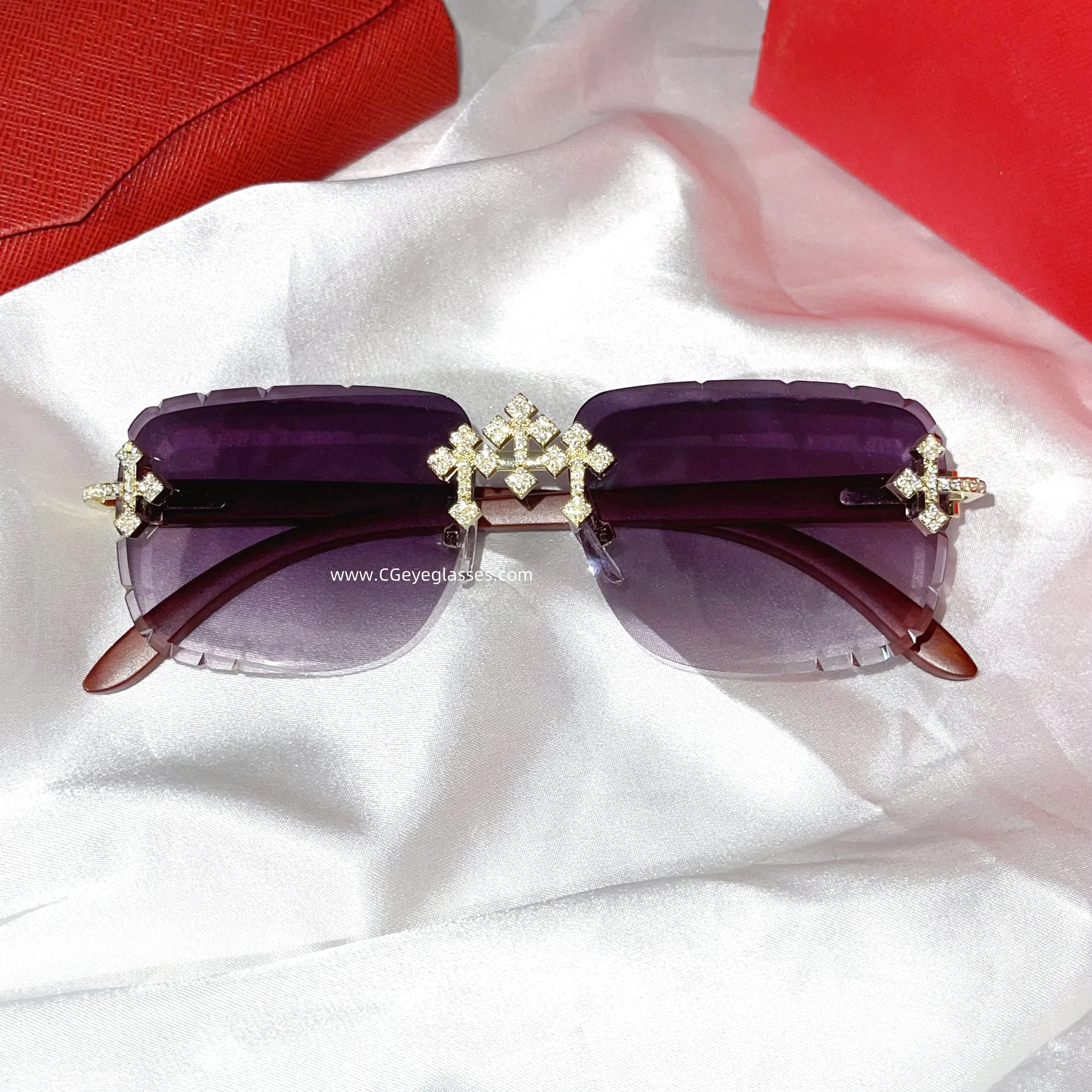 Luxury Diamond Rapper Glasses - Unisex Fashion Sunglasses