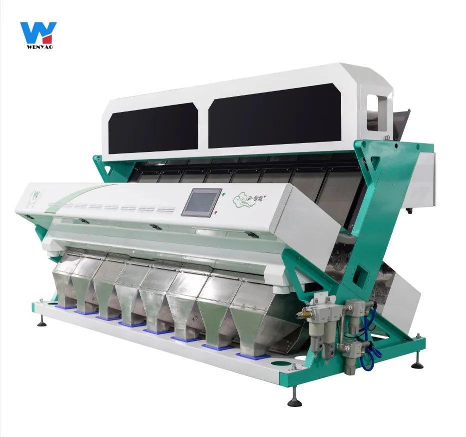 8 Chutes Plastic Color Sorting Machine Competitive Price Rice Beans ...