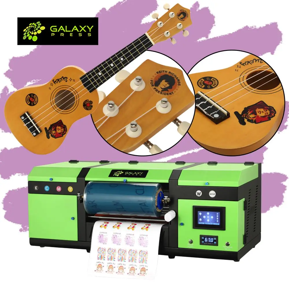 Galaxy Uv Dtf Printer A3 Machine Inkjet Pet Film Sheet Sticker Uv Dtf ...