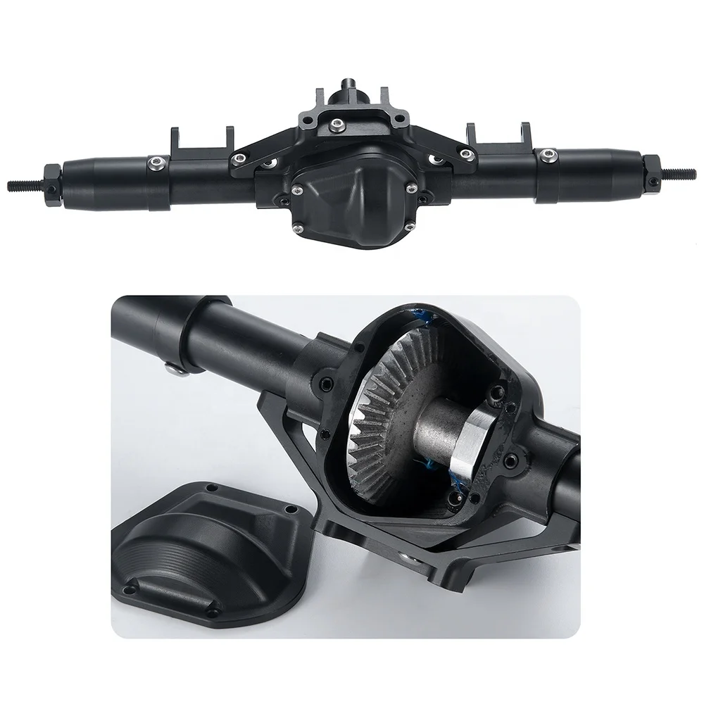 Ultra Metal CNC Axle Middle Portal Axle for 1/10 RC Rock Crawler Car ...