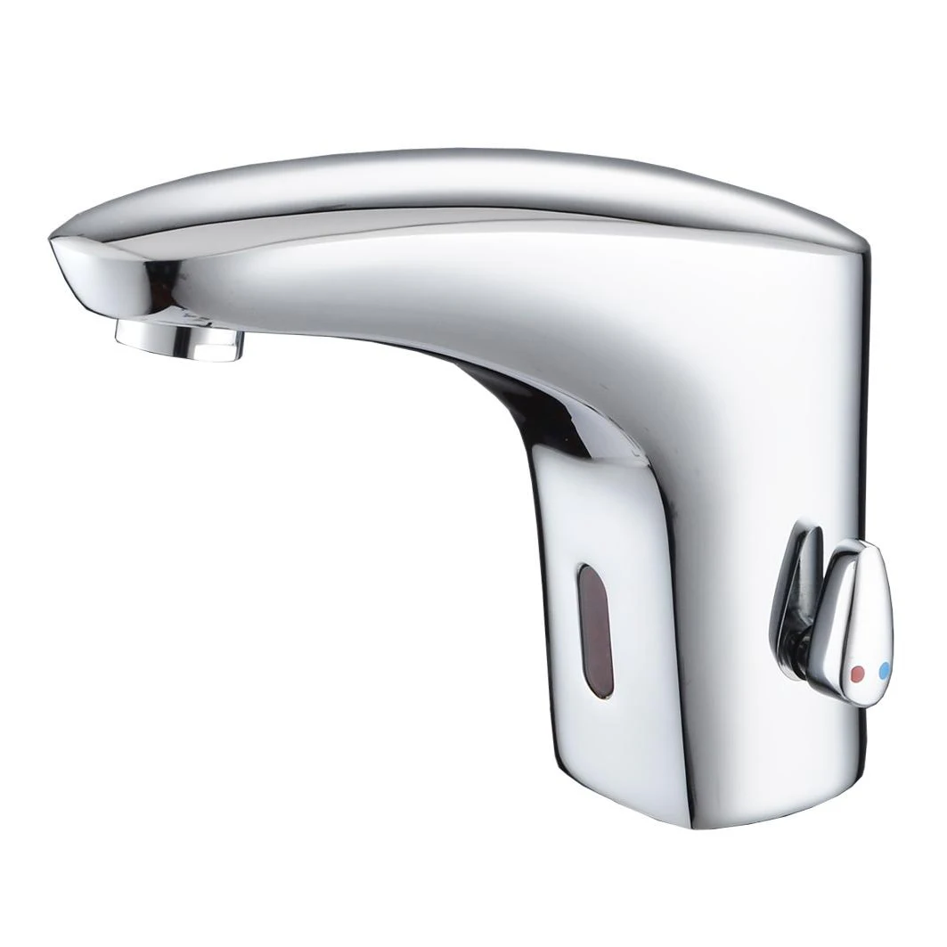 Chrome Brass All-in-one Touchless Basin Faucets Automatic Sensor Tap ...