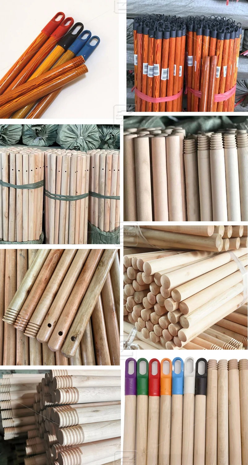 Wooden Round Stick Making Machine for Broom Handles | Efficient Lathe ...