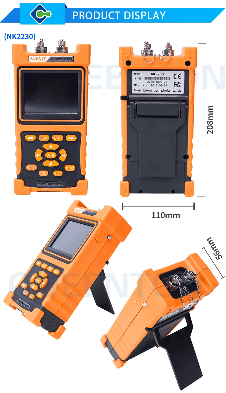 Good Price Otdr Tester Kit 1310nm/1550nm Fiber Opitc Equipment Handheld ...