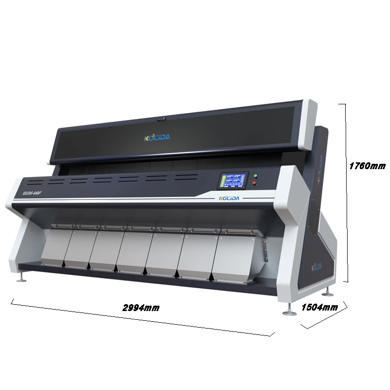 7 Channel Intelligent Coffee Bean Sorting Machine Rice Soybean Seed ...