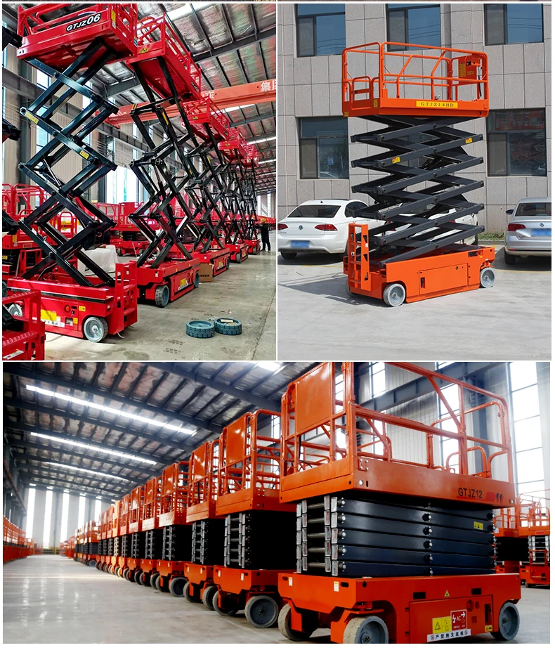 Shear Fork Type Full Self-propelled Lift Mobile Lifting Operation ...