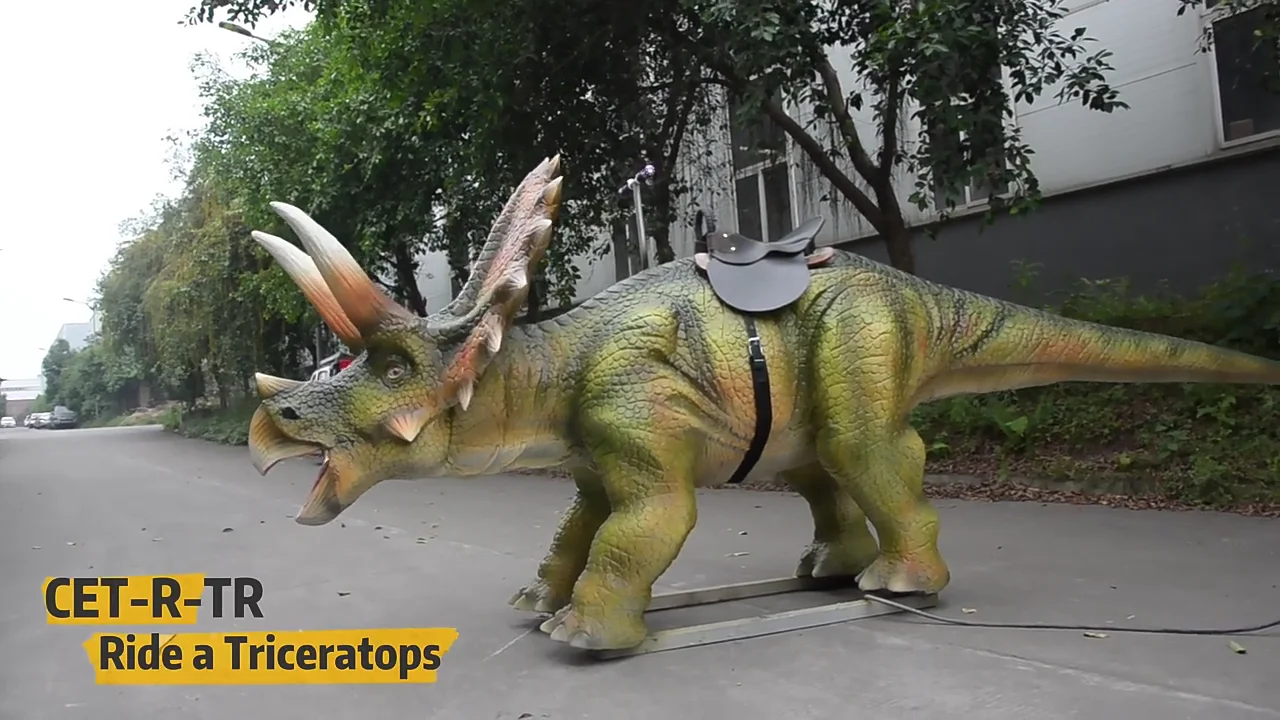 Amusement Park Rides Life Size Robotic Rides Coin Operated Animatronic ...