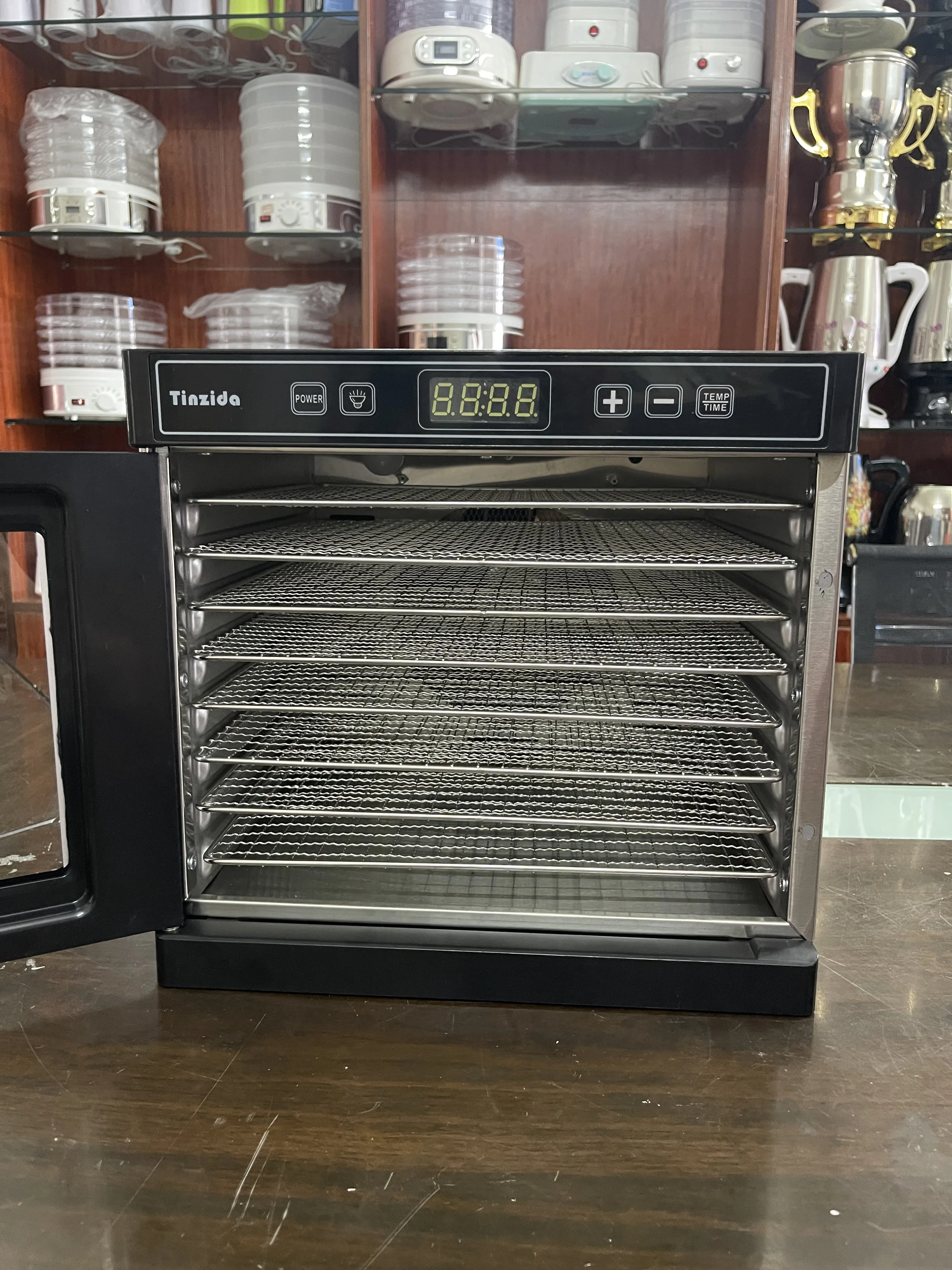 8 Trays Stainless Steel Food Dehydrator - Efficient Drying