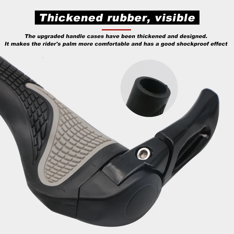 RIDERACE 1Pair Mountain Bike Handle Bar Adjustable Vice Handlebar ...