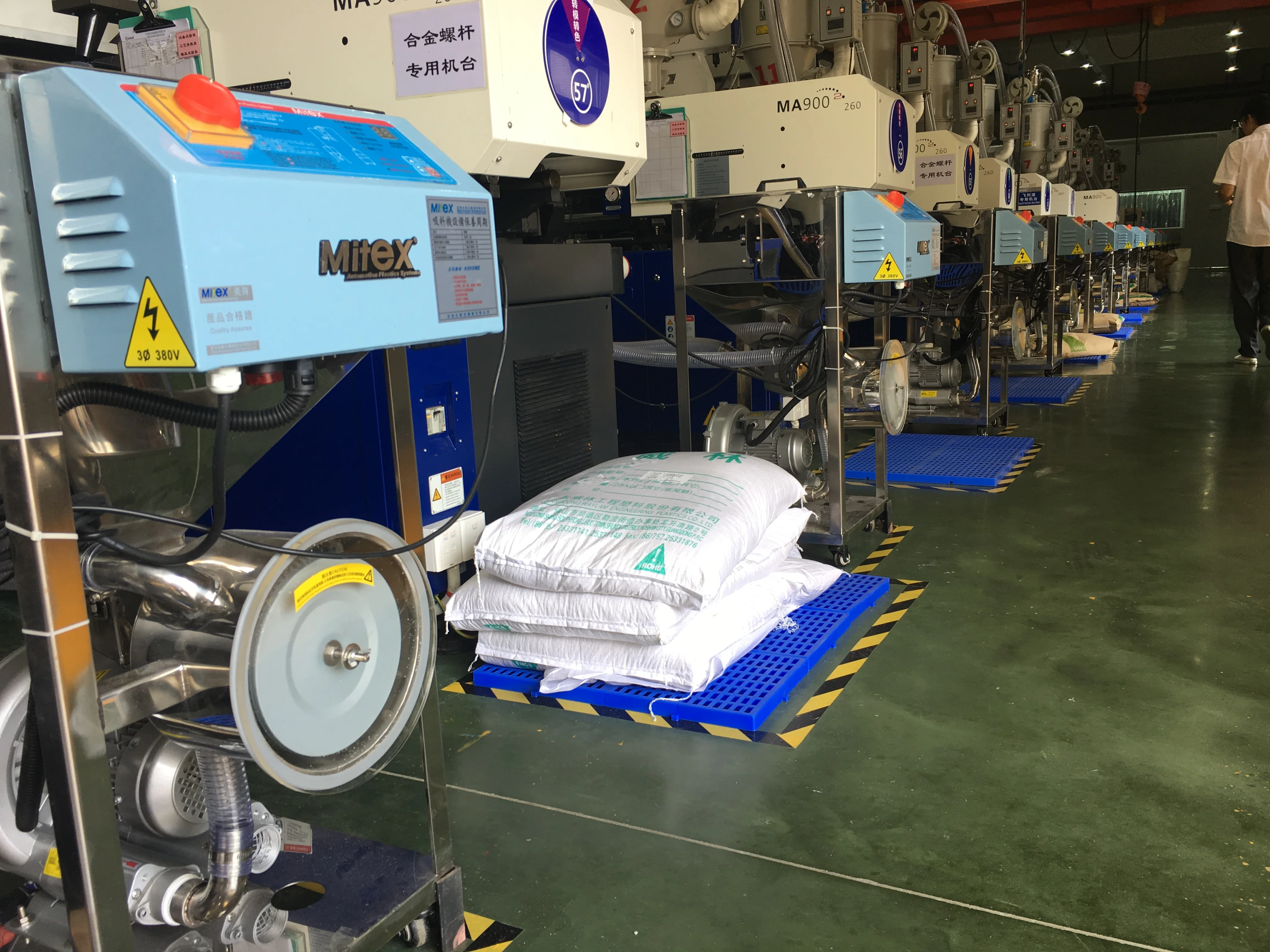 Auto Vacuum Plastic Material Hopper Loader with Efficient Motor for ...