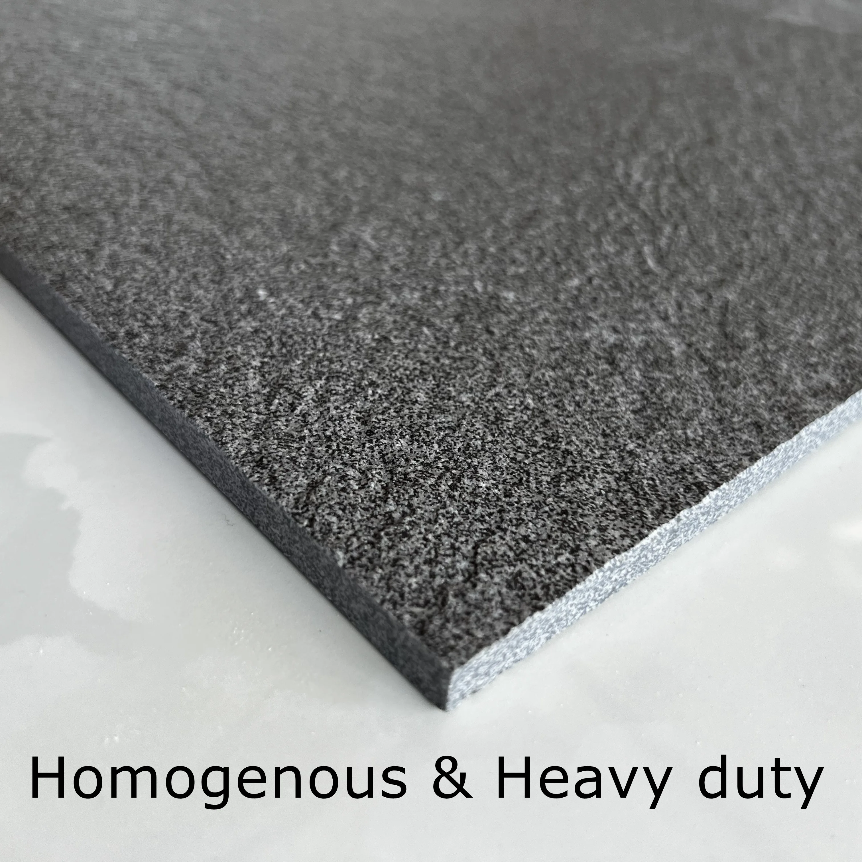 Black Non slip Stair Tile Parking Matte Homogeneous Full Body Porcelain ...