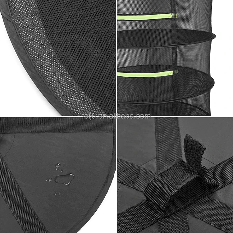 60cm Diameter Foldable Detachable Rack Hanging Hydroponics Herb Fish ...