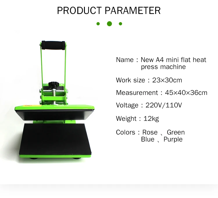 Sublimation Flat A4 Size Machine Multifunctional Heat Transfer Machine ...