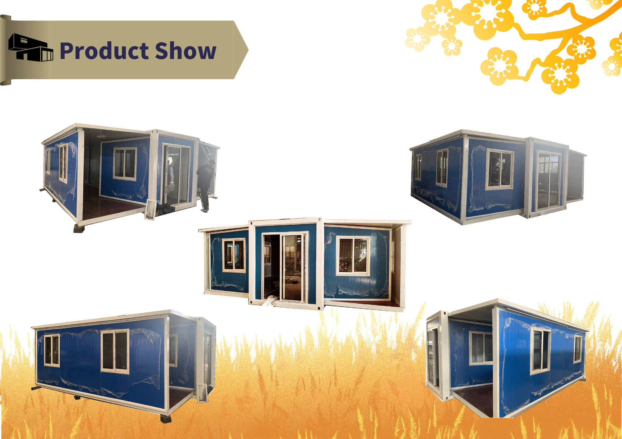 Expandable Steel Structure Luxury Container All With Steel Structure ...