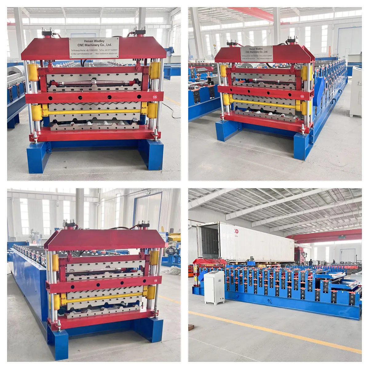 Triple Layer Roof Sheet Machine Corrugated Roll Forming Machinery Hot ...