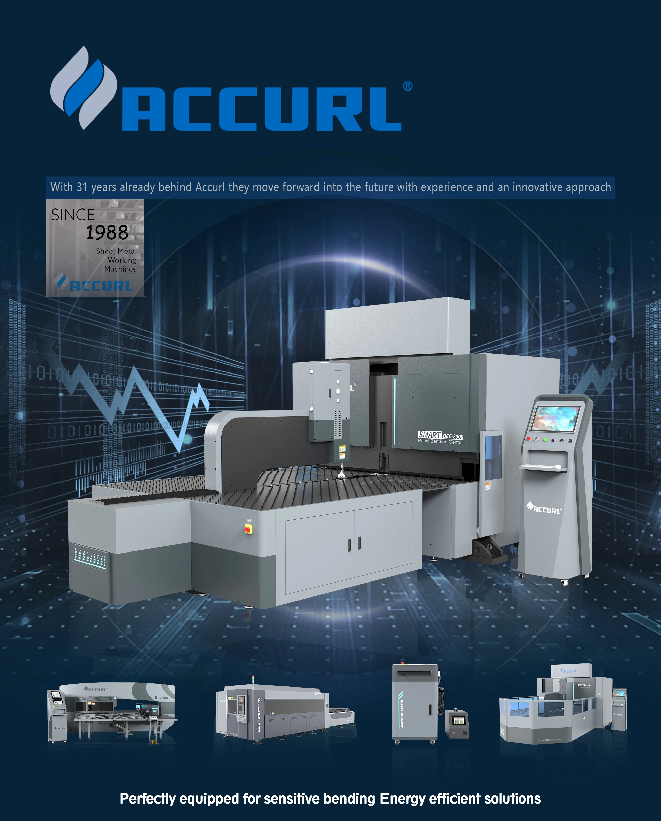 Accurl Automatic Panel Bender Center Bending Machine Press Brake ...