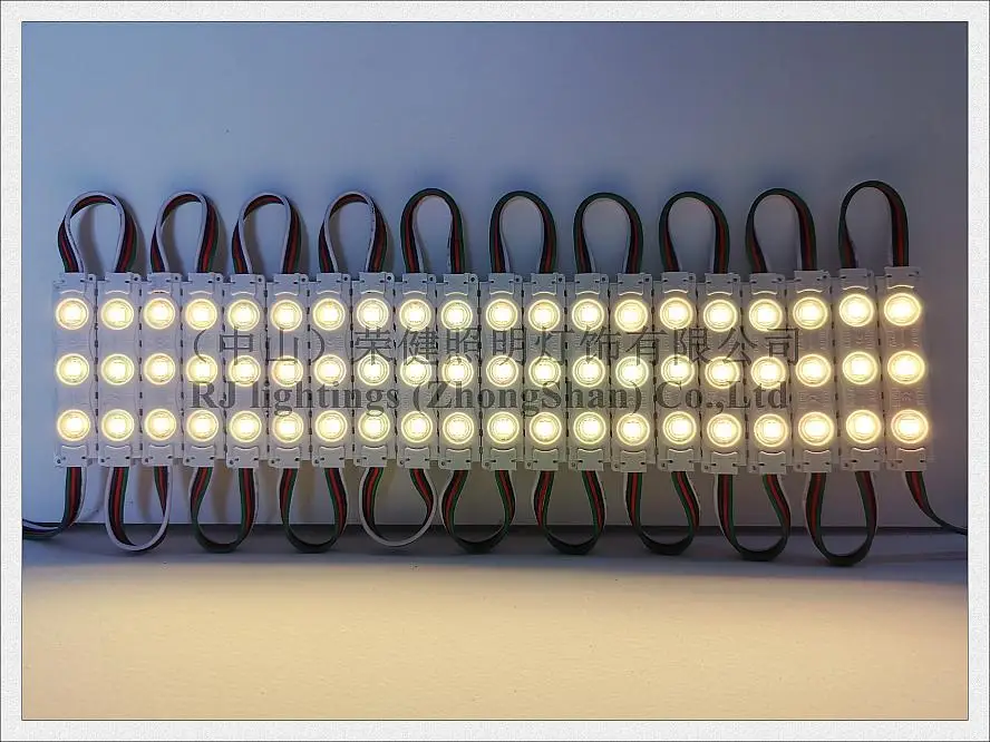 RGB LED Light Module for Signs Letters SMD 5050 Waterproof RGB DC12V 1W ...