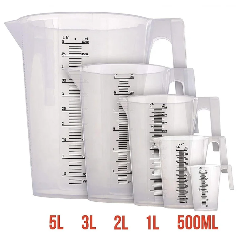 Custom 3l Plastic Measuring Cup Measuring Pitcher Container With Handle ...