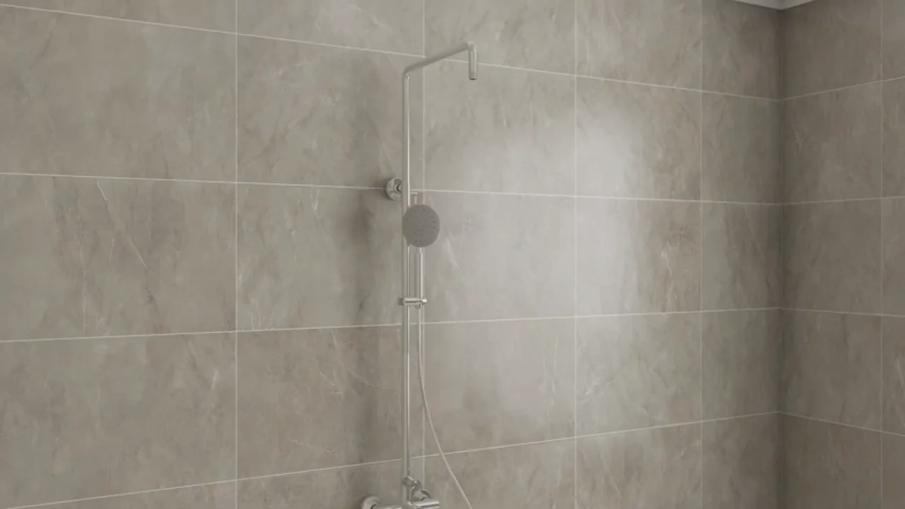 Gold Shower Set Luxury Brushed Gold 3 Function Dual Handle Thermostatic ...