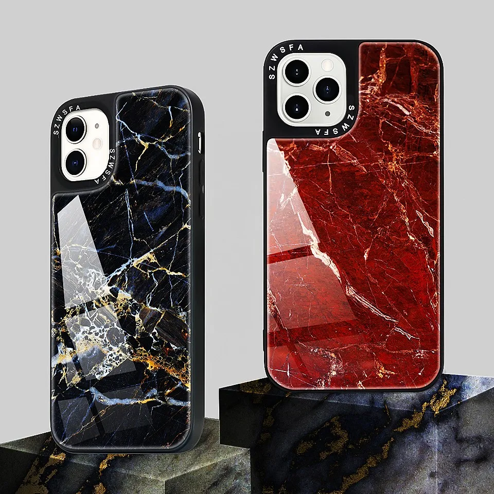 Custom Brand Name Logo Sublimation Designer Luxury Marble Phone Case ...