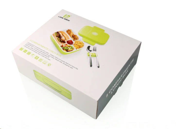 2020 Kids Multi Compartment Sublimation Logo Food Containers Take Away ...