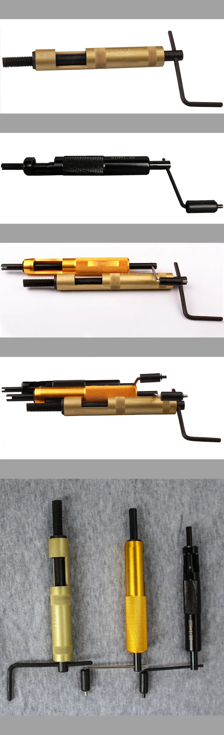 Steel Wire Screw Insert Installation Tool Wrench, Thread Insert Tool ...