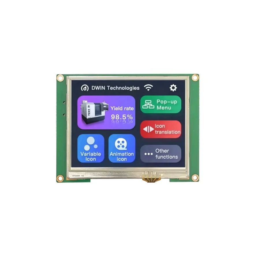 Dwin Tft Lcd 3.5 Inch Hmi Display 320*240 Lcd Touch Screen For Smart Uart Serial Communication ...