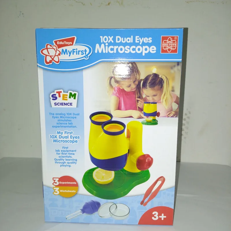 Edu Science Experiment Preschool Science Discovery Room 10x Binocular ...