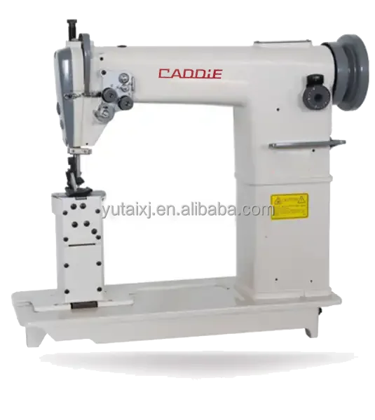 YUTAI 820 Post Bed Double Needle Shoe Leather Sewing Machine