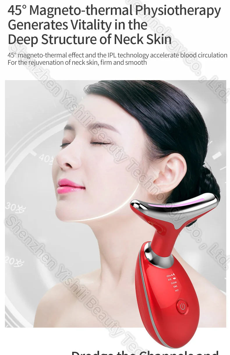 Electric Neck Instrument Fade Lines Rejuvenation Beauty Instrument Neck ...