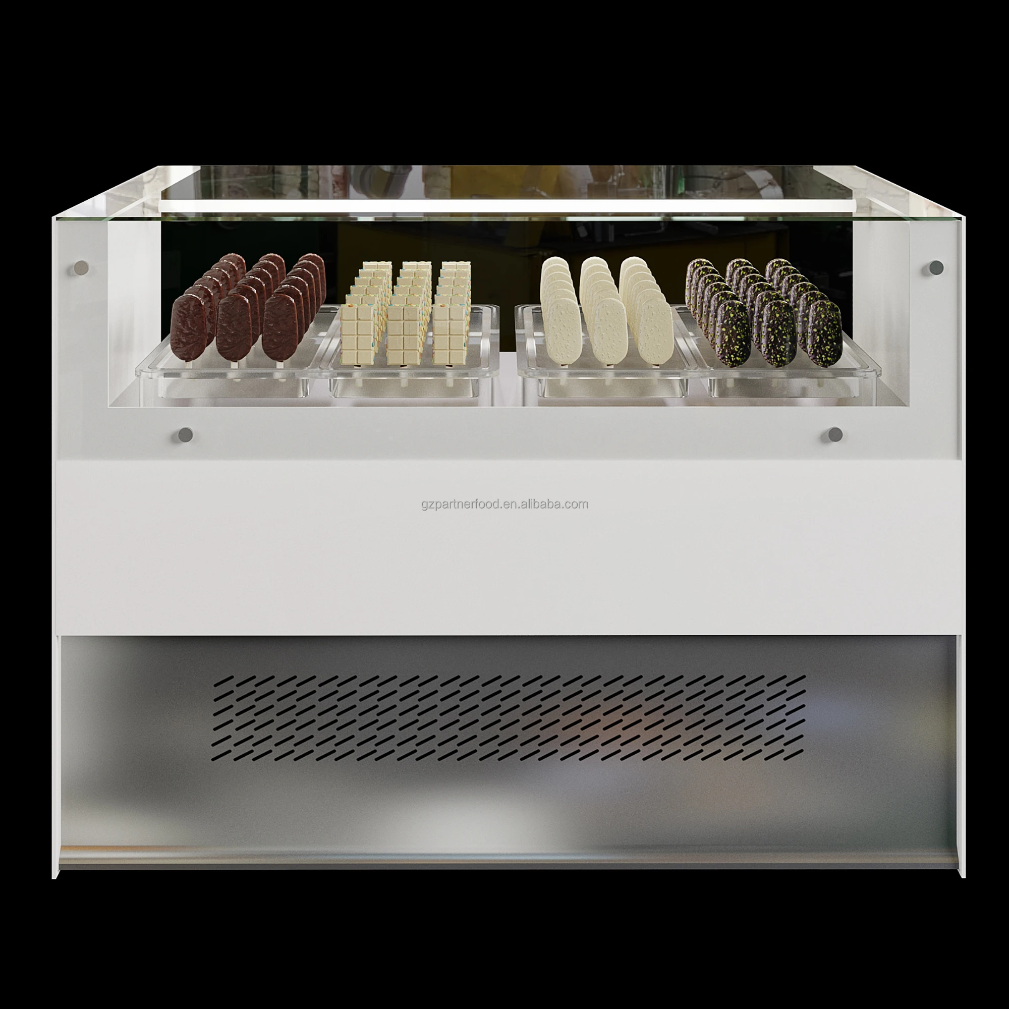 Oem Luxury Ice Cream Display Fridge Food Grade Popsicle Cabinet Freezer ...