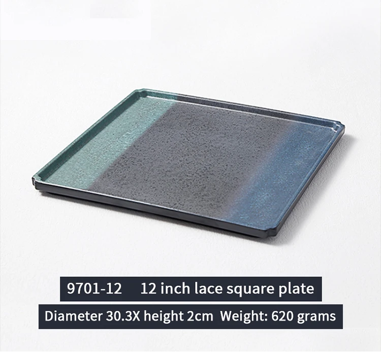 Stock Dinnerware Matte Black Wholesale Restaurant Melamine Food Serving ...