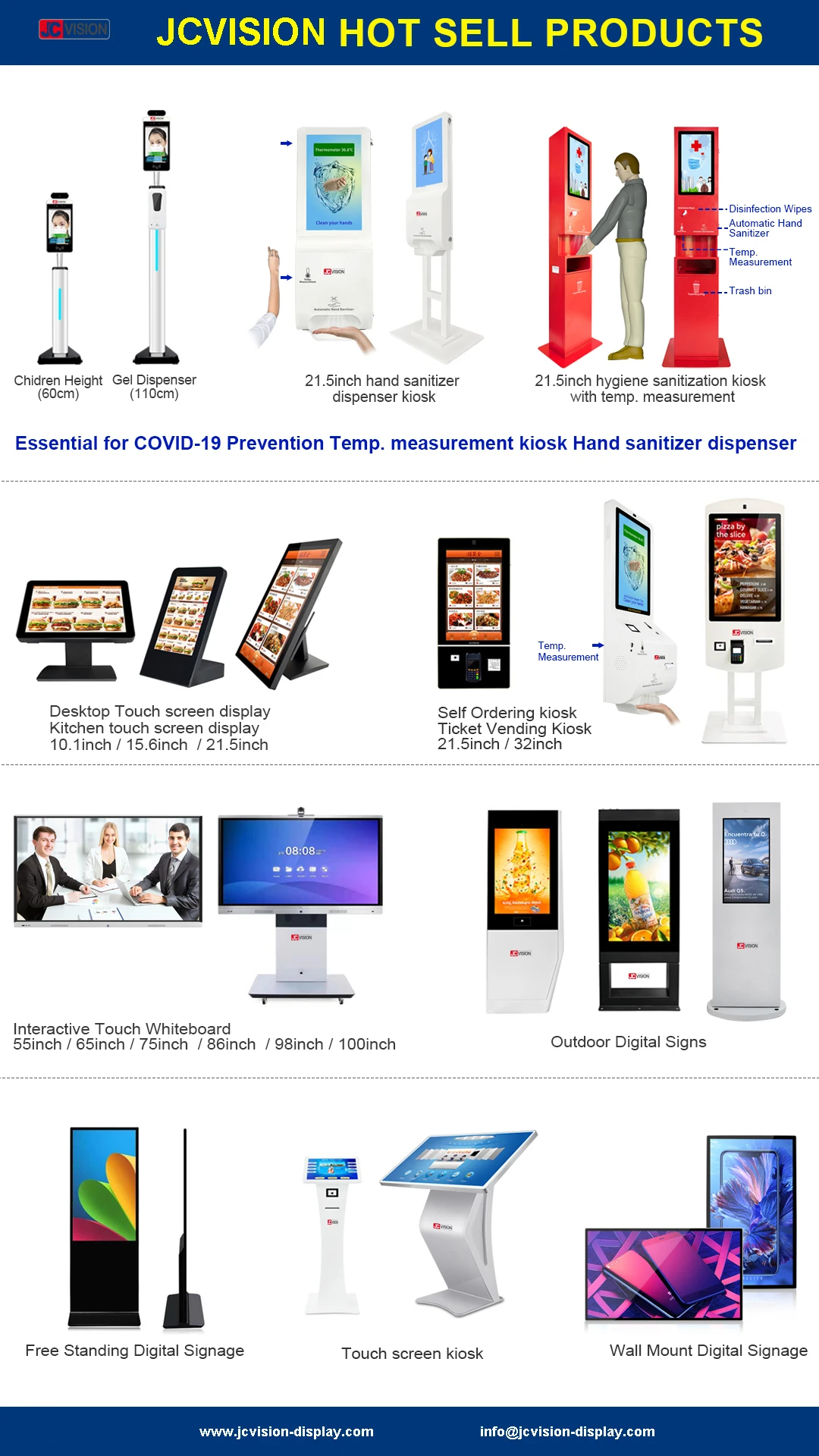 JCVISION 55inch Flexible Amoled Display Flexible Flexible Display ...