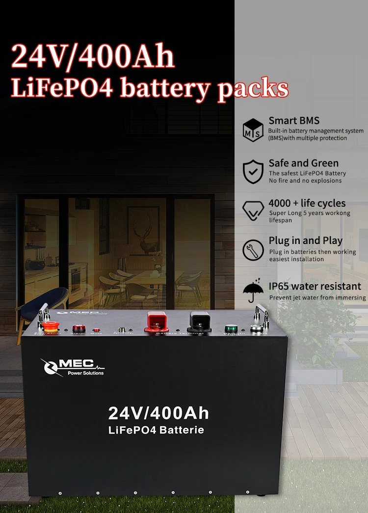 Factory Mec 24v 400ah Lifepo4 Battery Multiple Protection Battery Packs ...