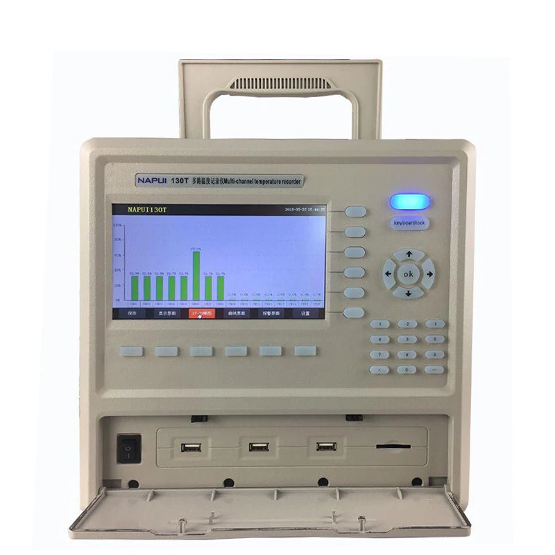 Multi-channel Thermocouple Paperless Recorder RS232 and RS485 Big ...