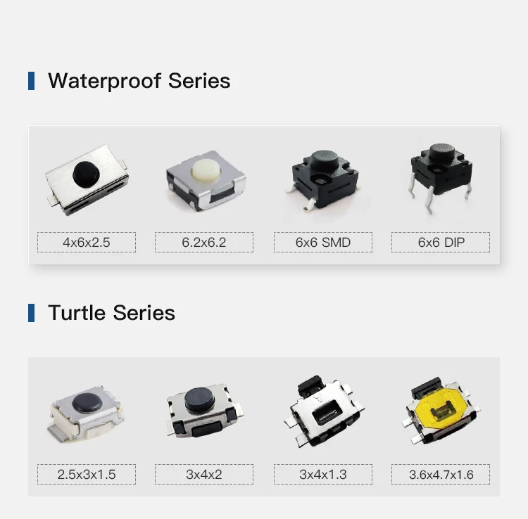 Pcb Side Press Push-button Switch Micro Smd Tact Switch Tactile Switch ...