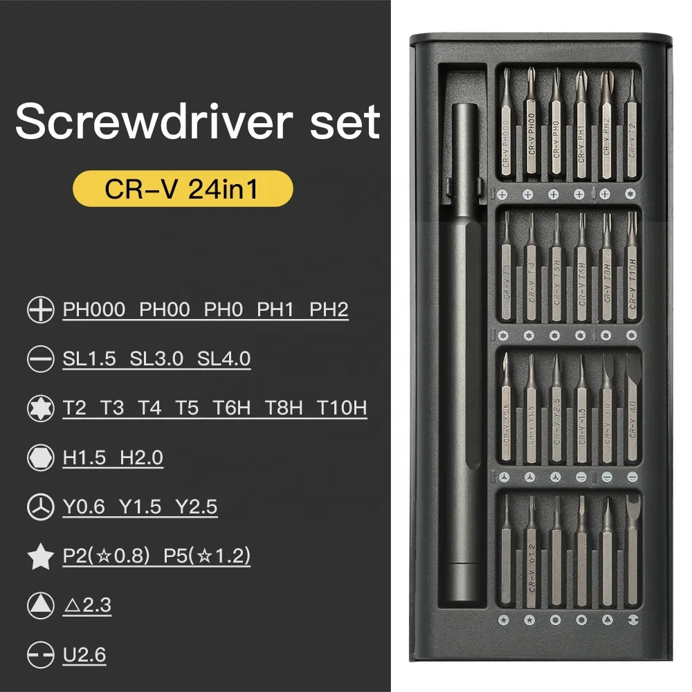 24 in 1 Precision Screwdriver Set - E-Durable Tool Kit