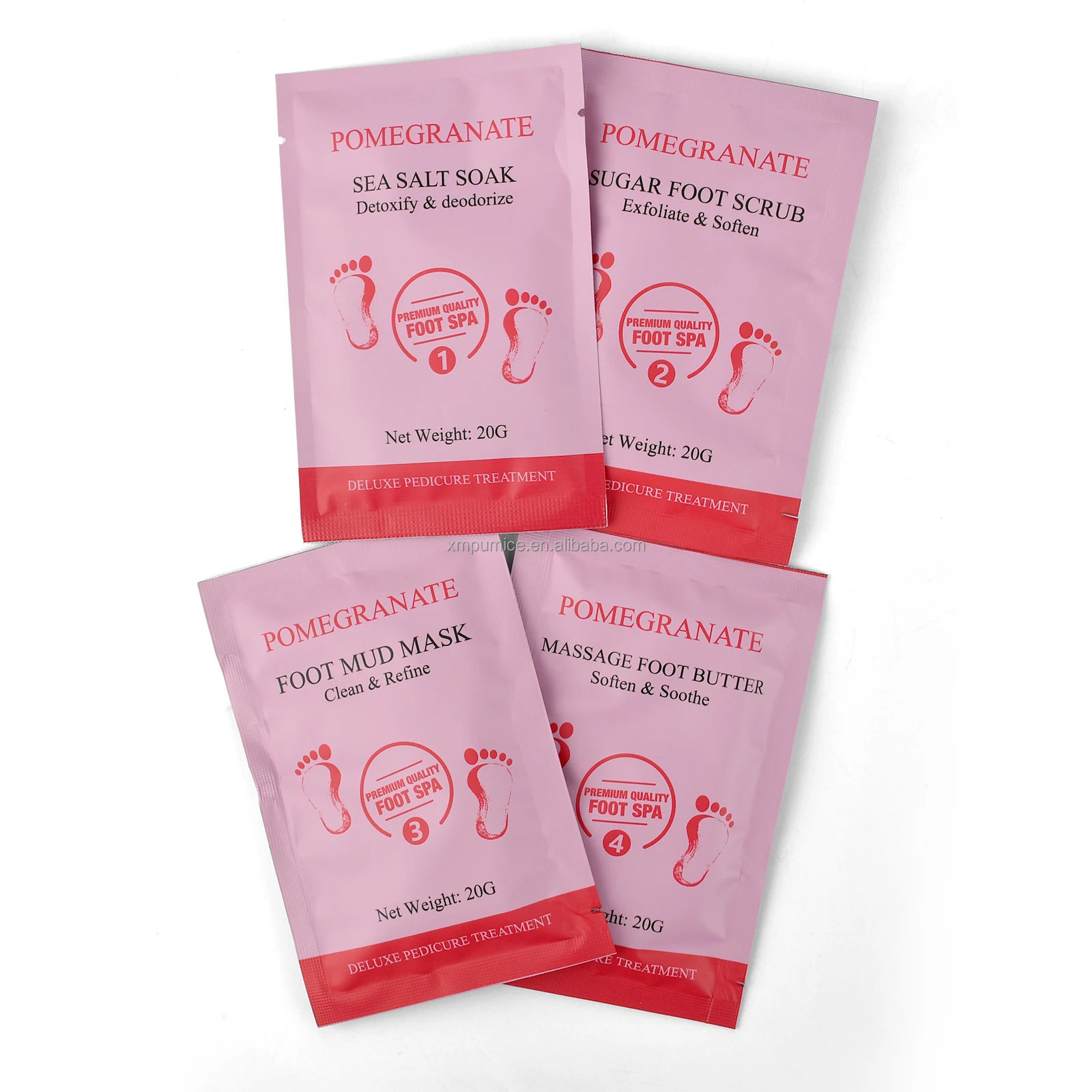 Foot Soak 4 Step System Jelly Spa Pedicure and Scrub Foot Spa Soaker Salon Pedicure Kit| Alibaba.com