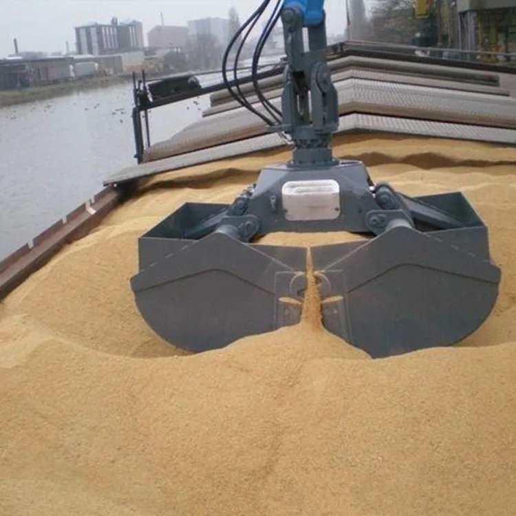 Loading And Unloading Hydraulic Rotary Clamshell Grab/shell Bucket ...