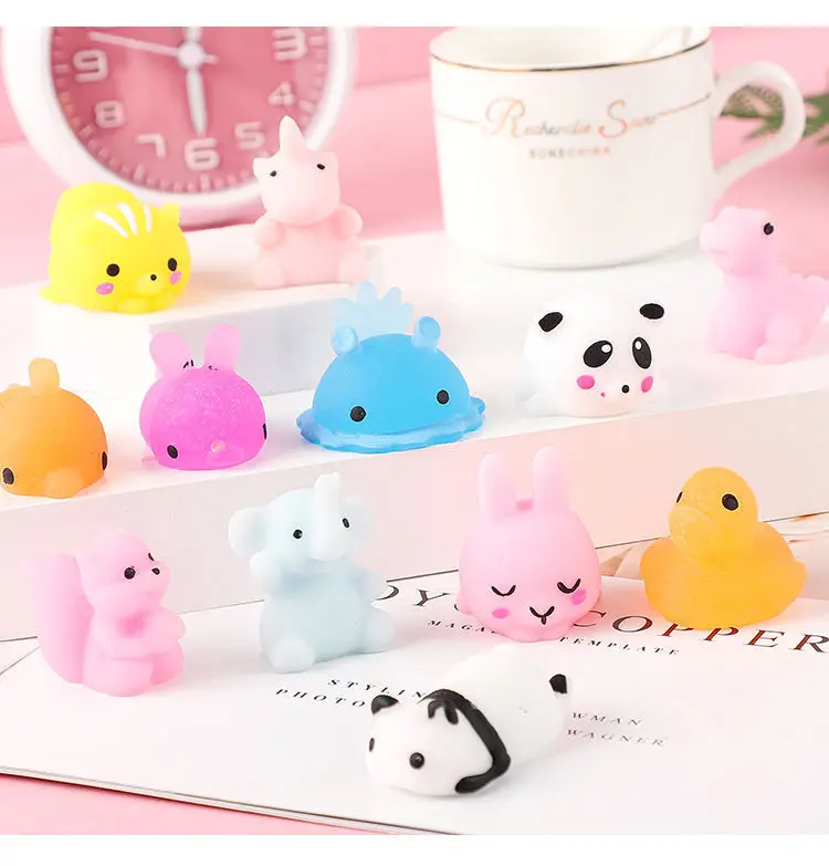 Silicone Animal Mini Cute Squeeze Funny Toy Soft Stress Kids Gifts ...