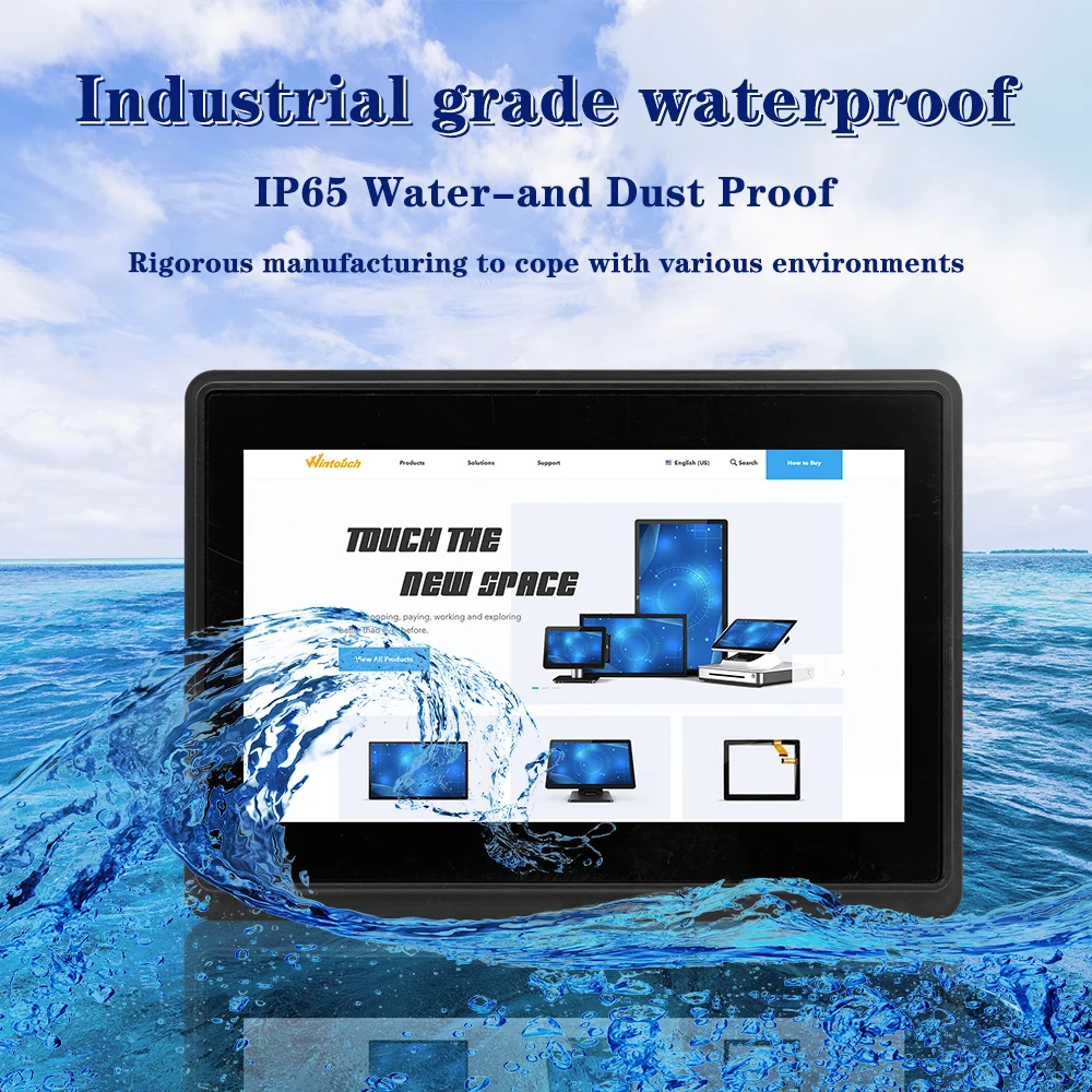 Maritime Monitor Boat Use Sun Readable 7 Inch 10.1 Inch Display Hmi ...