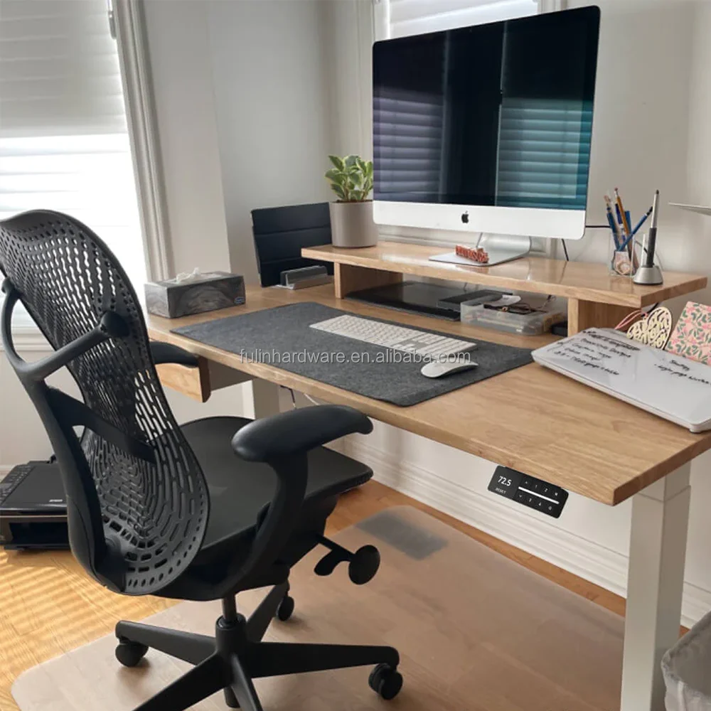 Modern & Simple Design Home Office Automatic Electric Standing Table ...